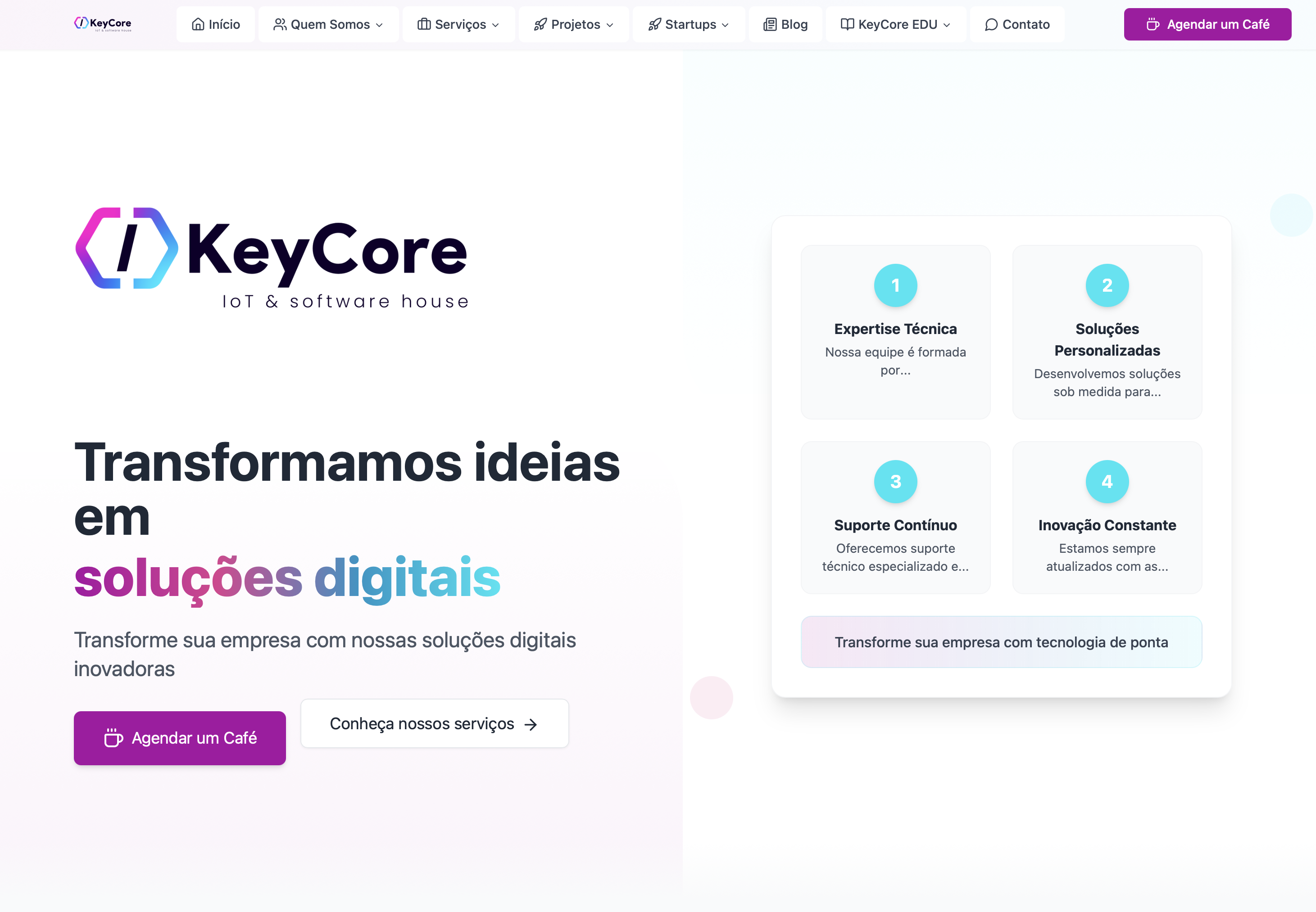 Soluções em Tecnologia | KeyCore